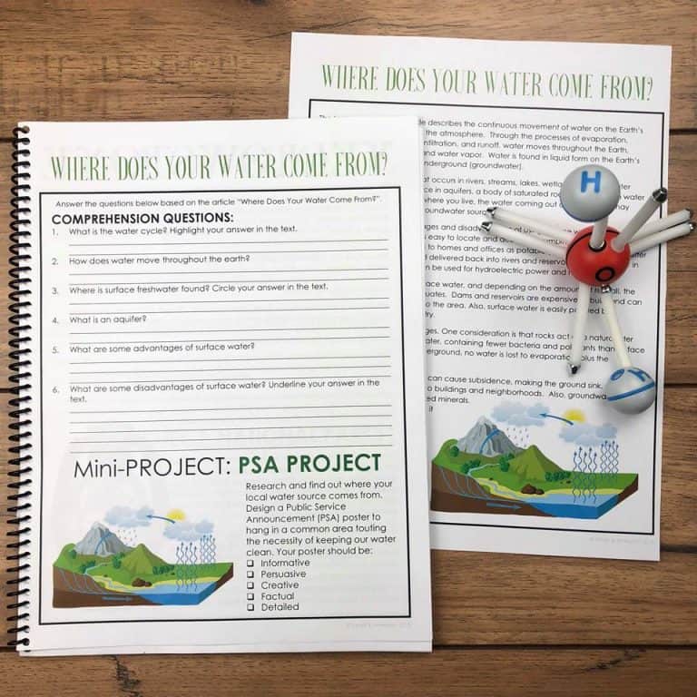 Science Reading Comprehension - Engaging Reading Passages for Middle ...