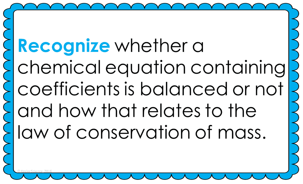 BALANCING CHEMICAL EQUATIONS LESSON PLAN – A COMPLETE SCIENCE LESSON ...