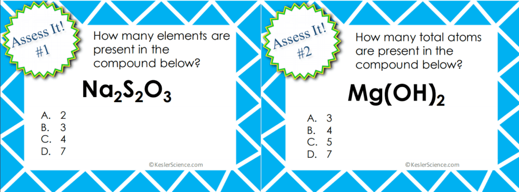 COUNTING ATOMS AND ELEMENTS LESSON PLAN – A COMPLETE SCIENCE LESSON ...