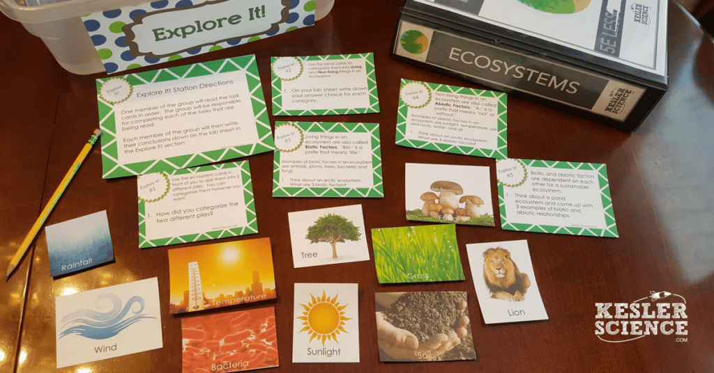 ABIOTIC AND BIOTIC FACTORS LESSON PLAN – A COMPLETE SCIENCE LESSON USING THE 5E METHOD OF ...