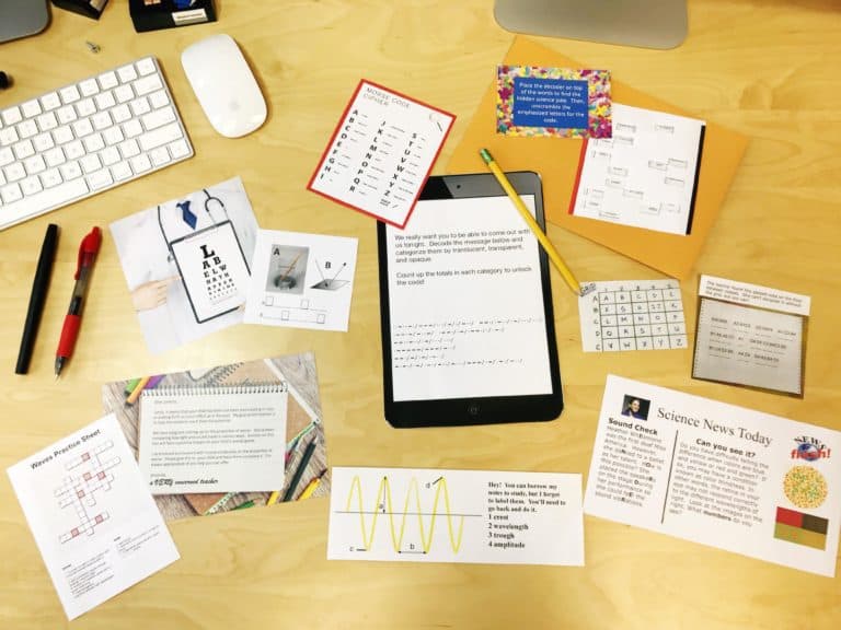 Properties of Waves Escape Room