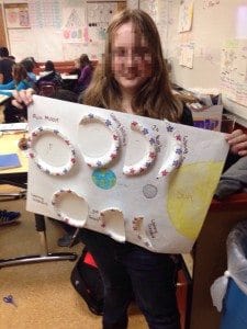 Moon Phases Paper Plate Lab