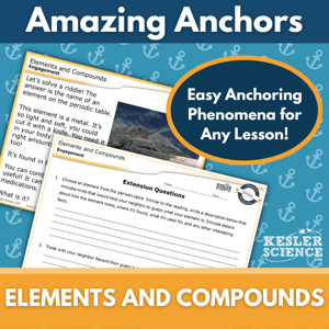 TEKS 7.6A Compare Elements & Compounds for Middle School Science