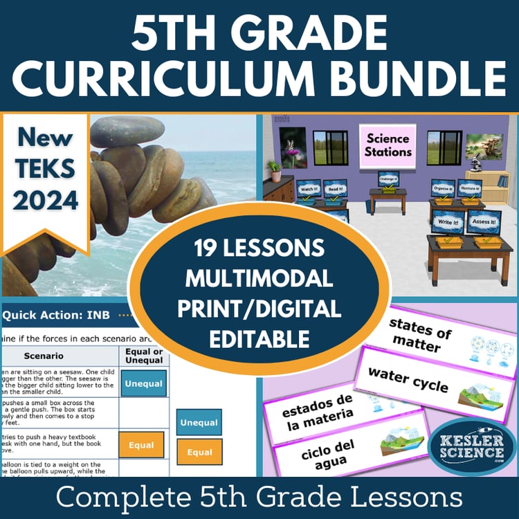 Kesler Science Texas NEW TEKS Resources