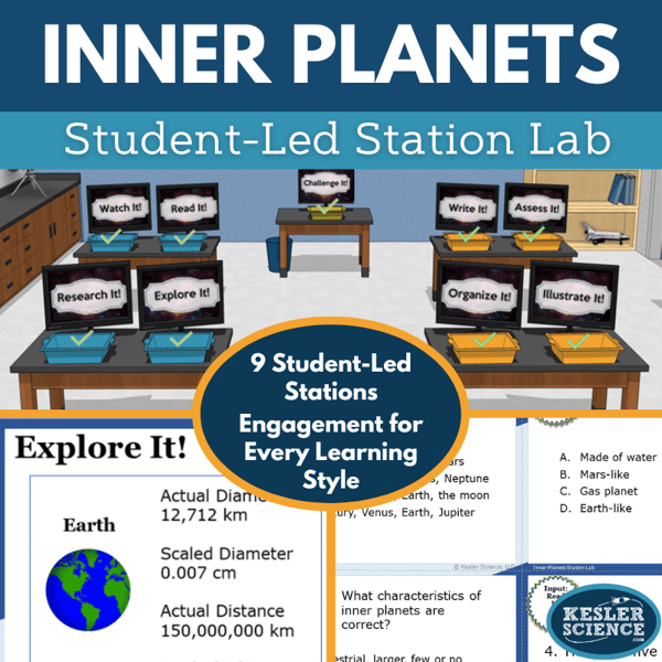 NGSS - Scale Model of the Solar System for Middle School Science