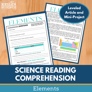 TEKS 7.6A Compare Elements & Compounds for Middle School Science