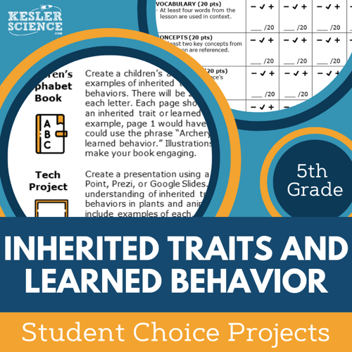 Inherited Traits and Learned Behaviors Activities 5th Grade Science