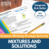 TEKS 4.6B Comparing Mixtures & Solutions Activities 4th Grade Science