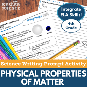 TEKS 4.6A Describing Physical Properties Activities 4th Grade Science