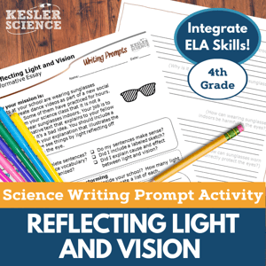 NGSS - Reflecting Light & Vision Activities for 4th Grade Science