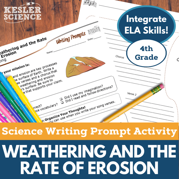 NGSS - Weathering & Rate of Erosion Activities for 4th Grade Science