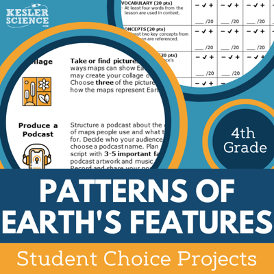 NGSS - Earth's Features Activities for 4th Grade Science