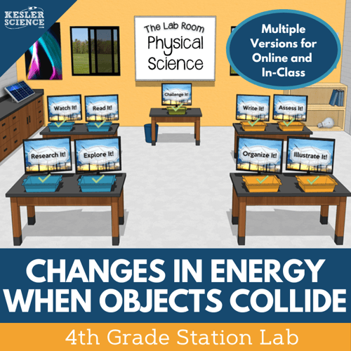 NGSS - Energy & Collisions Activities for 4th Grade Science
