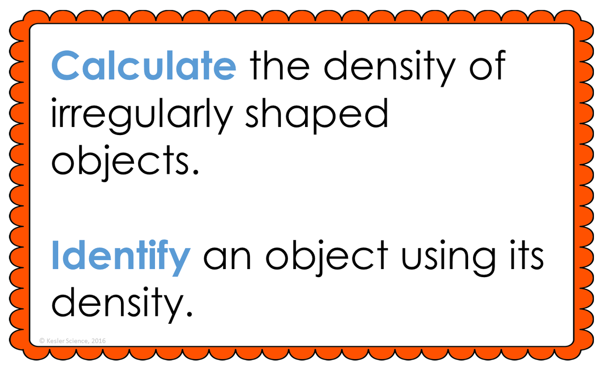 DensityIrregularly-ShapedObjectsLessonPlan–Complete5EMethodScienceUnit