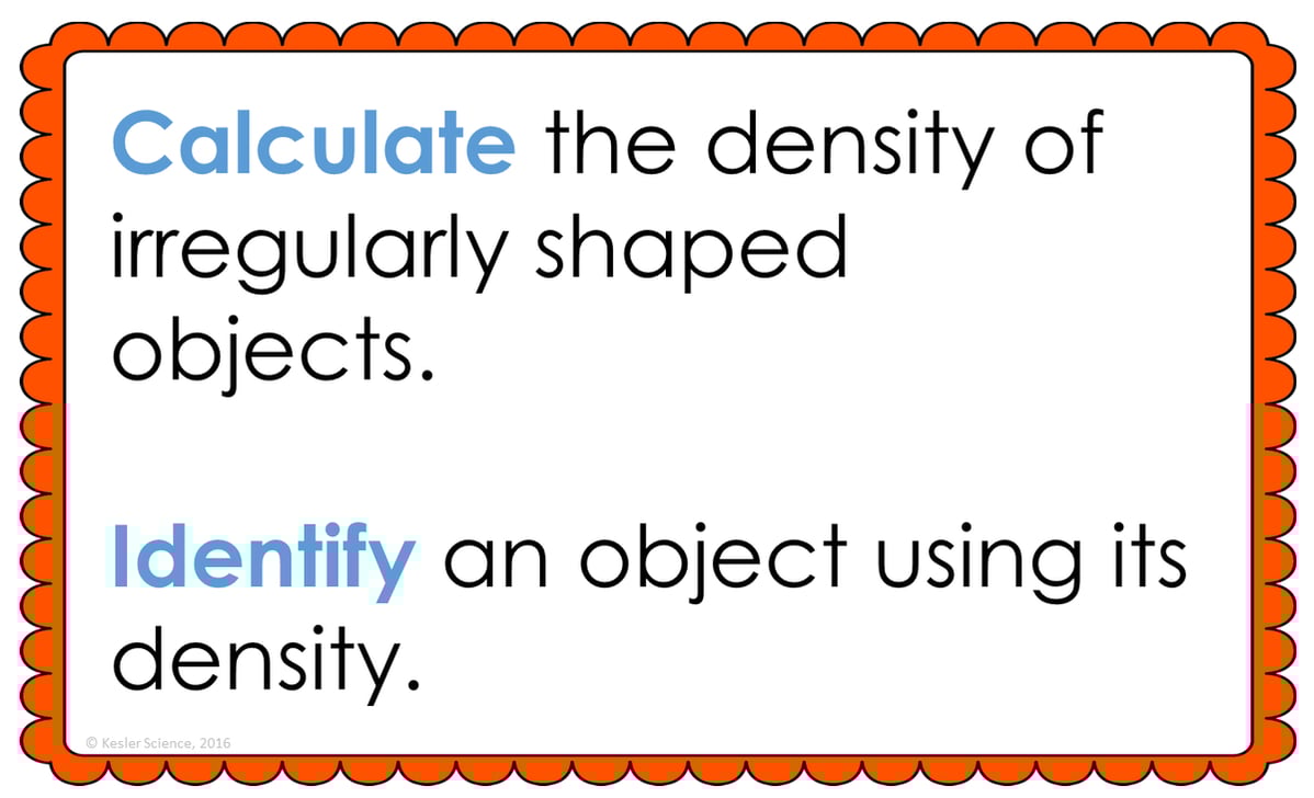 DensityIrregularly-ShapedObjectsLessonPlan–Complete5EMethodScienceUnit