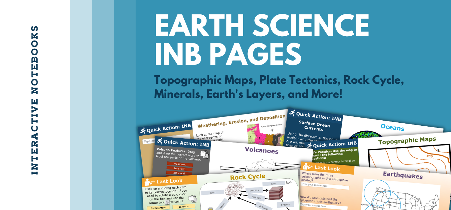 Earth Science for Interactive Notebooks