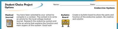 Endocrine System Lesson Plan – A Complete 5E Method Science Unit