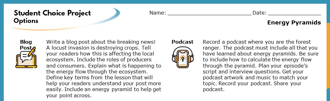 Energy Pyramids Lesson Plan – A Complete 5E Method Science Unit