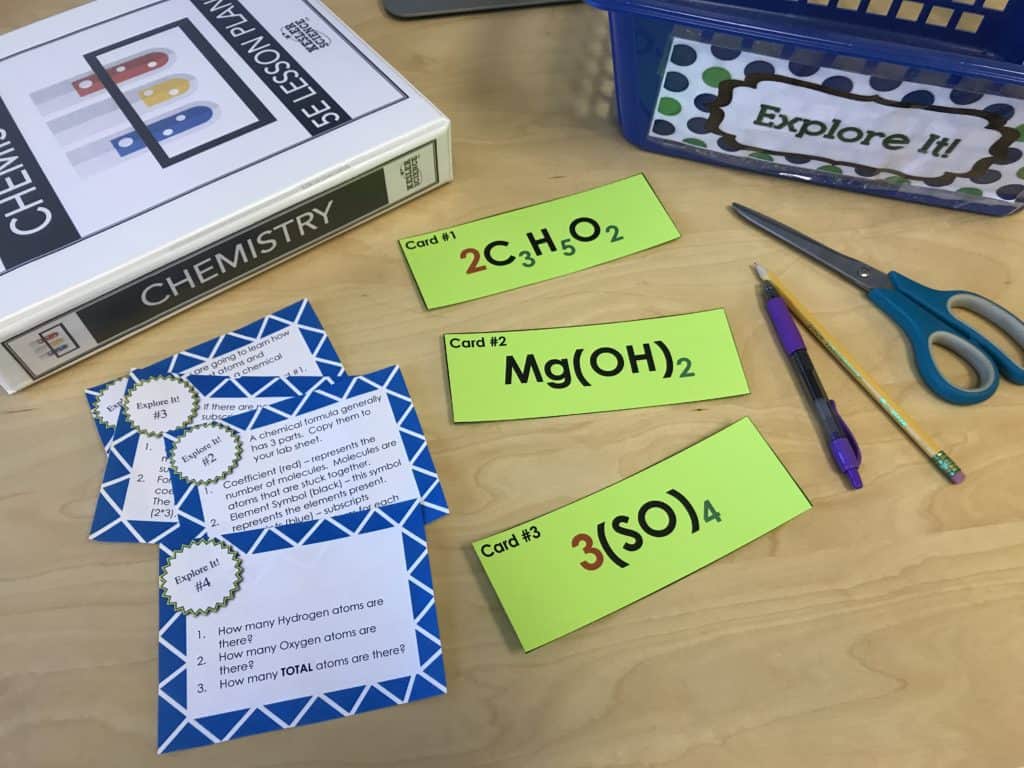 COUNTING ATOMS AND ELEMENTS LESSON PLAN – A COMPLETE SCIENCE LESSON ...