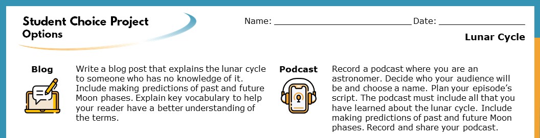 Lunar Cycle Lesson Plan – A Complete 5E Method Science Unit