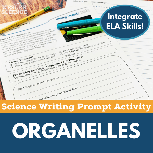 NGSS - Cell Parts & Functions Activities for Middle School Science