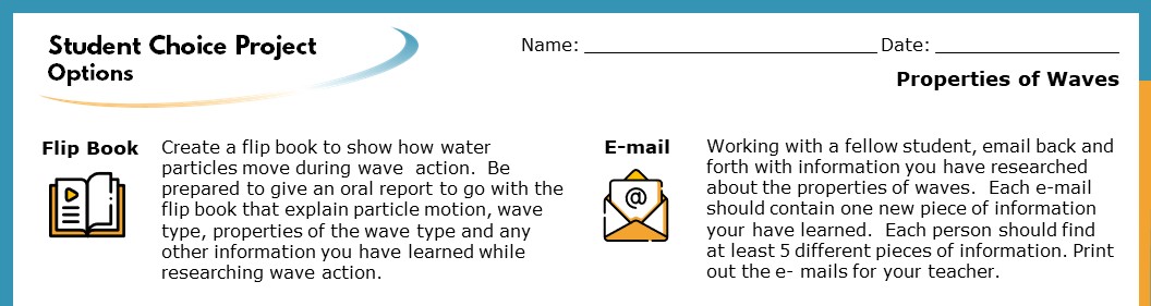 Properties of Waves Lesson Plan - A Complete 5E Method Science Unit
