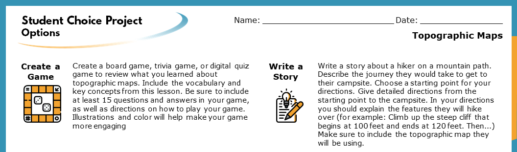 Topographic Maps Lesson Plan – A Complete 5E Method Science Unit