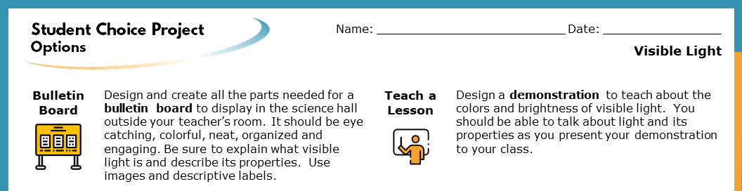 Visible Light Lesson Plan – A Complete 5E Method Science Unit