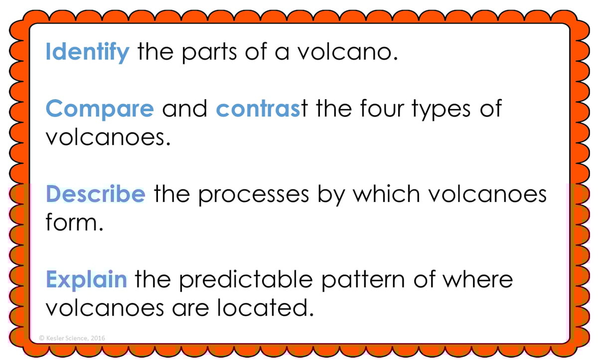 Volcanoes Lesson Plan – A Complete 5E Method Science Unit