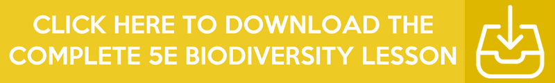 BIODIVERSITY LESSON PLAN – A COMPLETE SCIENCE LESSON USING THE 5E ...