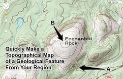 Easily Create Topographic Maps for Geology in Your Area