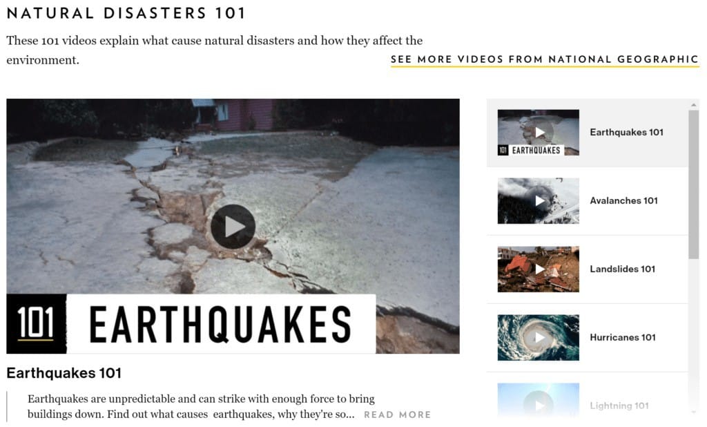 CATASTROPHIC EVENTS LESSON PLAN – A COMPLETE SCIENCE LESSON USING THE ...