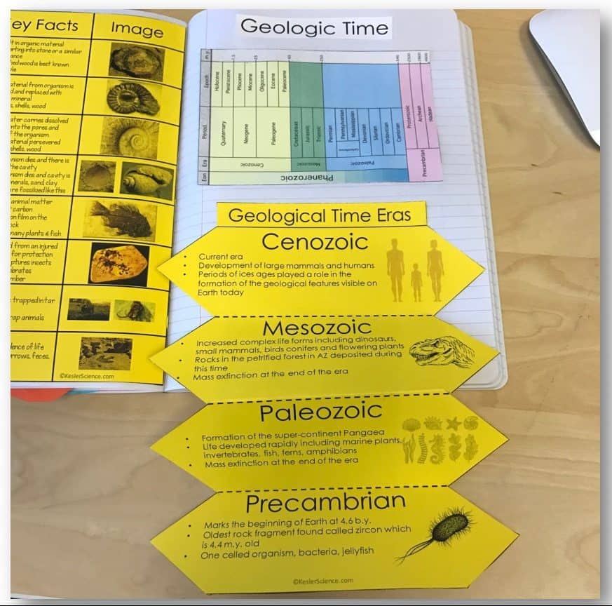 GEOLOGIC TIME SCALE LESSON PLAN – A COMPLETE SCIENCE LESSON USING THE ...