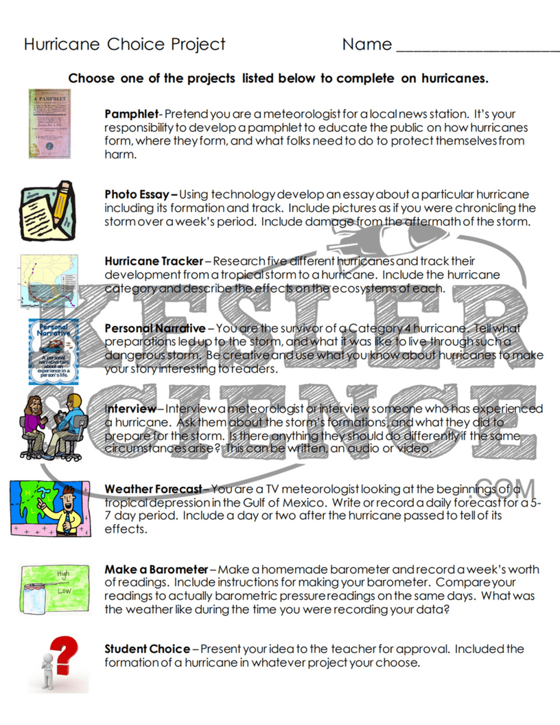 HURRICANE FORMATION LESSON PLAN – A COMPLETE SCIENCE LESSON USING THE ...