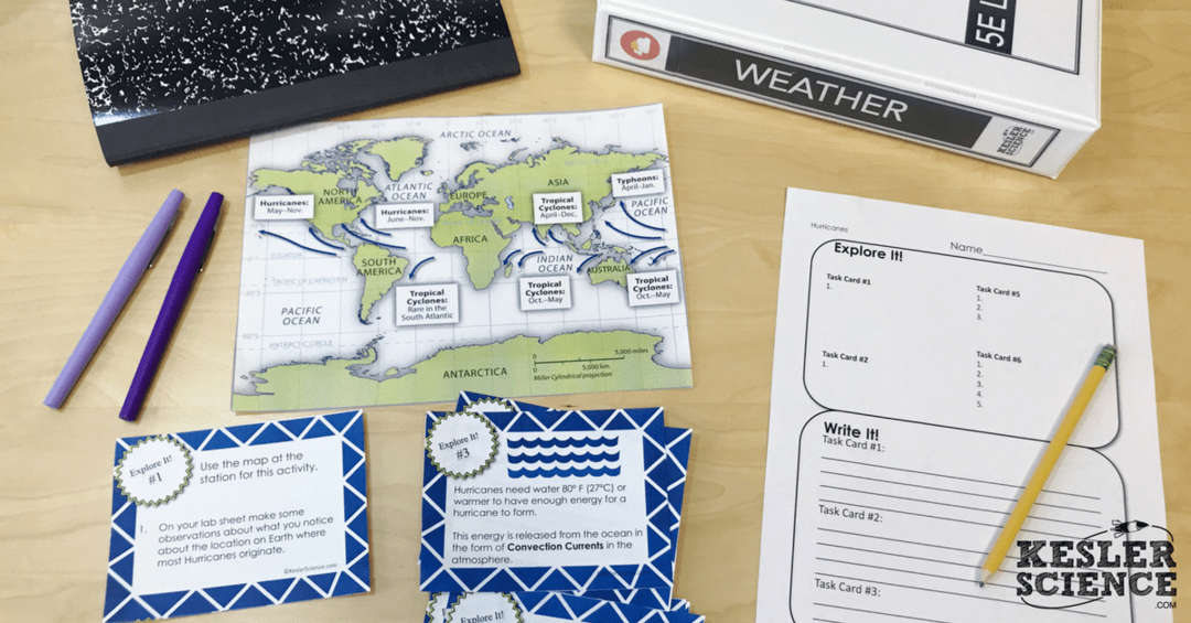 HURRICANE FORMATION LESSON PLAN – A COMPLETE SCIENCE LESSON USING THE ...