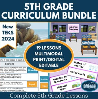 Kesler Science Texas NEW TEKS Resources