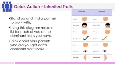INHERITED TRAITS LESSON PLAN – A COMPLETE SCIENCE LESSON USING THE 5E ...