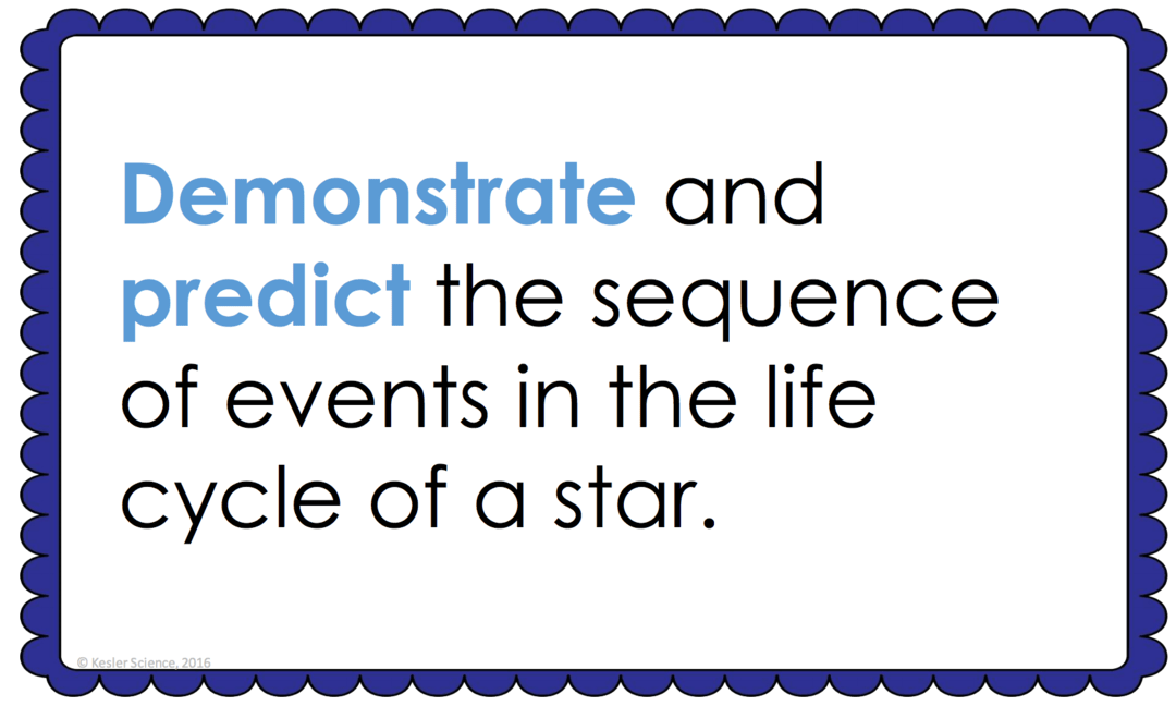 LIFE CYCLE OF A STAR LESSON PLAN – A COMPLETE SCIENCE LESSON USING THE ...
