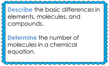 MOLECULES LESSON PLAN – A COMPLETE SCIENCE LESSON USING THE 5E METHOD ...