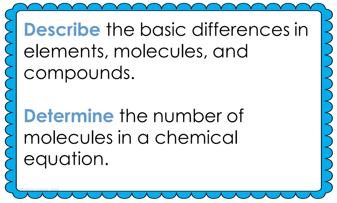 MOLECULES LESSON PLAN – A COMPLETE SCIENCE LESSON USING THE 5E METHOD ...