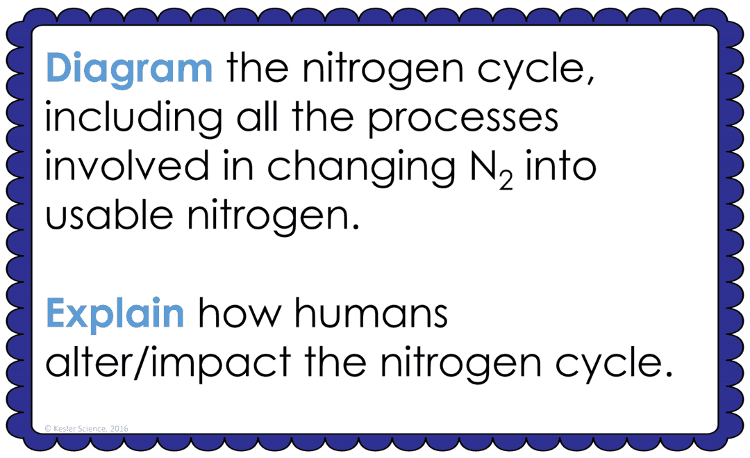 NITROGEN CYCLE LESSON PLAN – A COMPLETE SCIENCE LESSON USING THE 5E ...