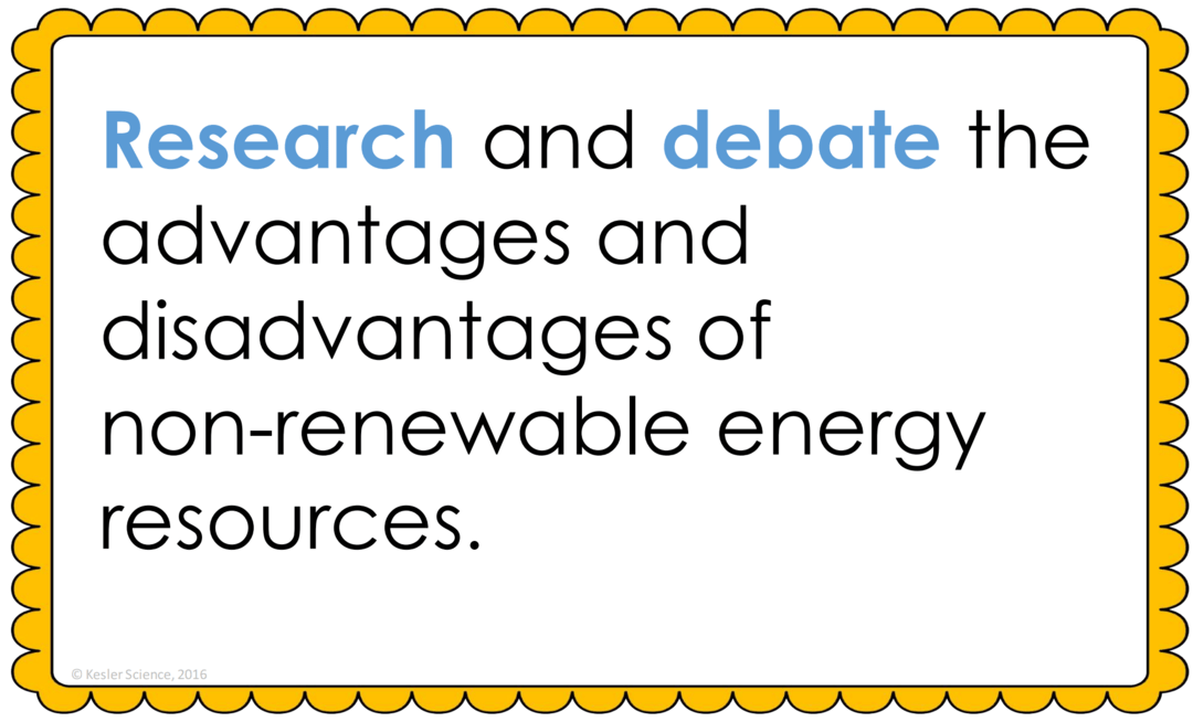 NONRENEWABLE ENERGY RESOURCES LESSON PLAN – A COMPLETE SCIENCE LESSON ...