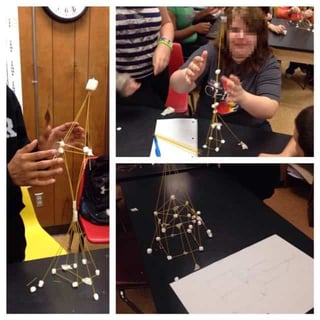 Spaghetti and Marshmallows Tower Building Lab