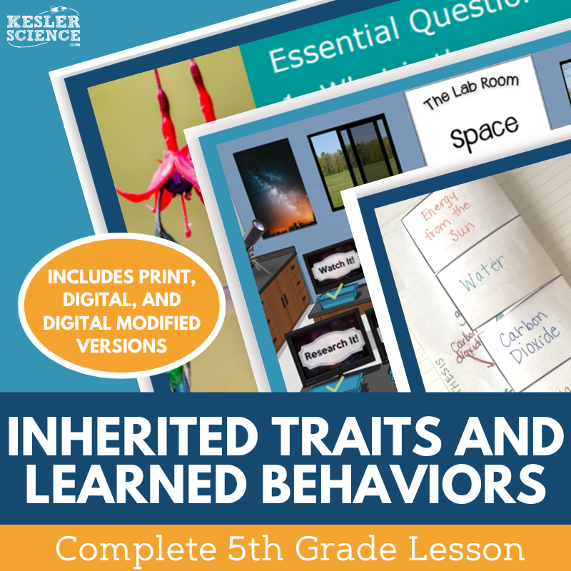 Inherited Traits and Learned Behaviors Activities 5th Grade Science