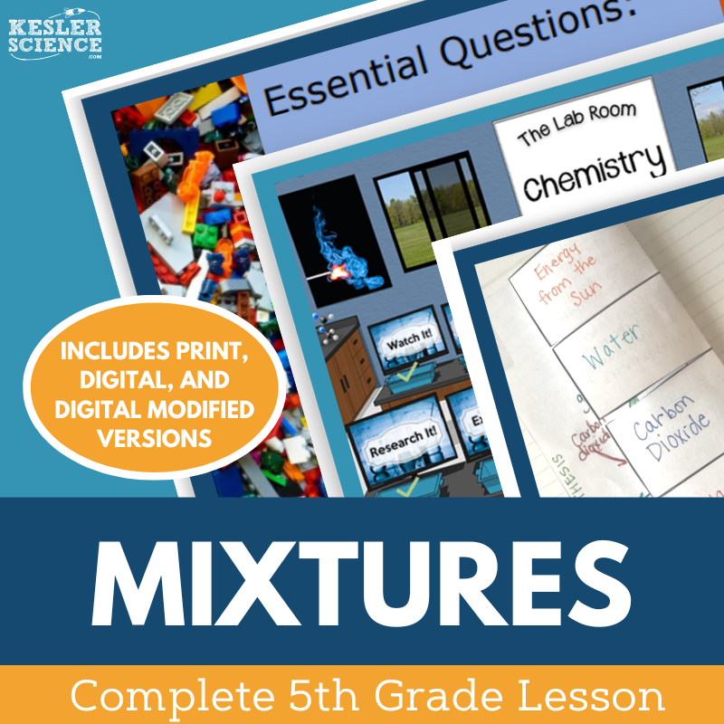Mixtures Activities for 5th Grade Science