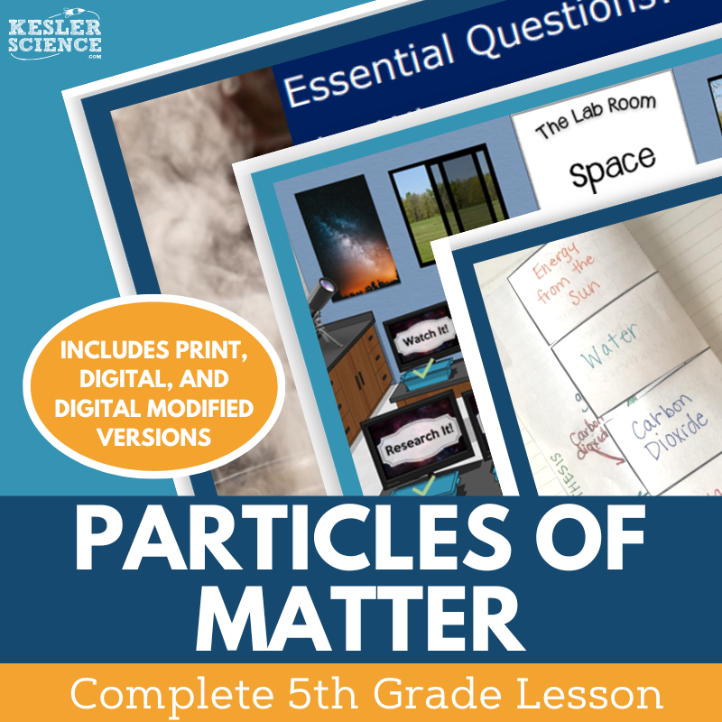 NGSS - Particles of Matter Activities for 5th Grade Science