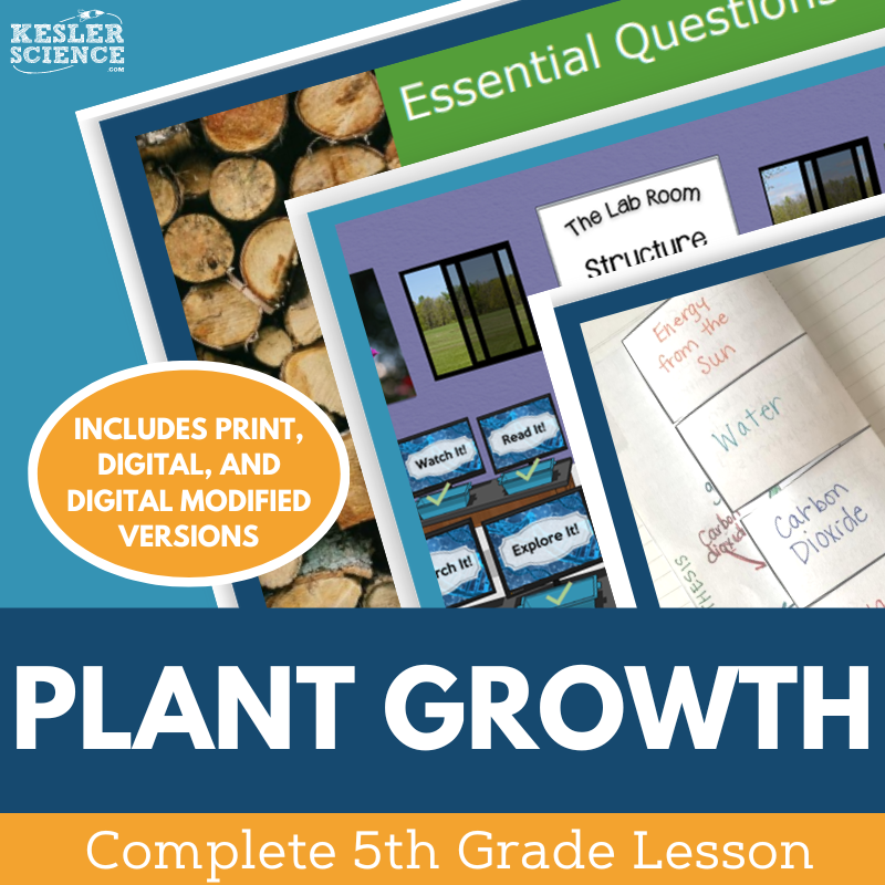 NGSS - Plant Growth Activities for 5th Grade Science