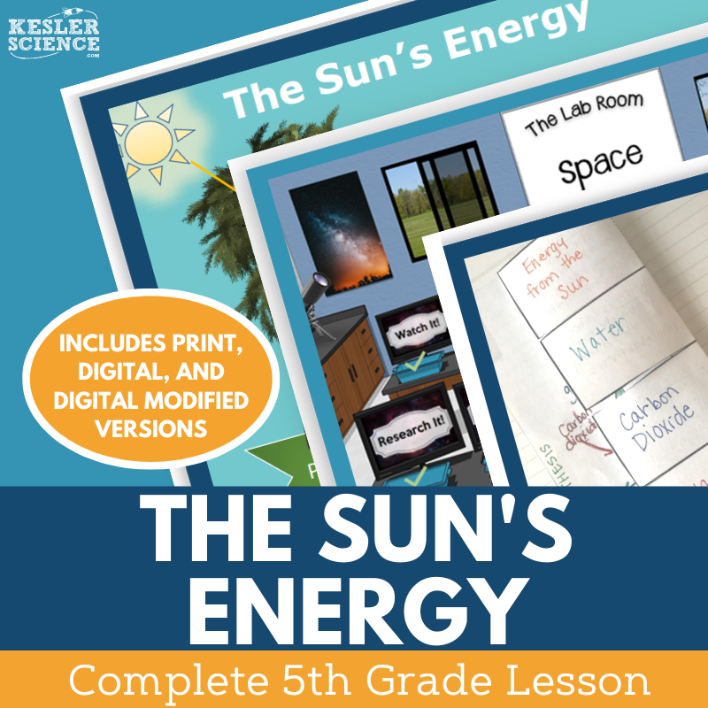 NGSS - The Sun's Energy Activities for 5th Grade Science