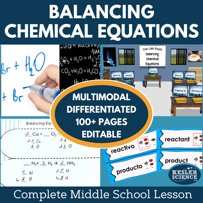 How To Balance Chemical Equations Freesciencelessons