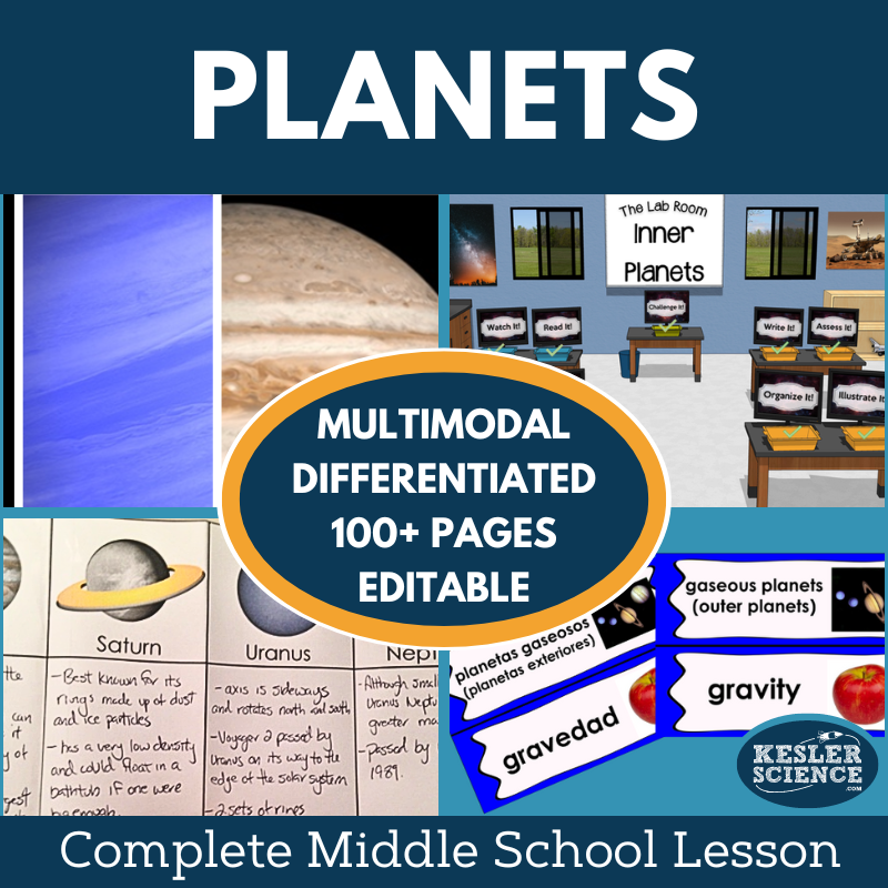 Planets and Gravity Activities for Middle School Science